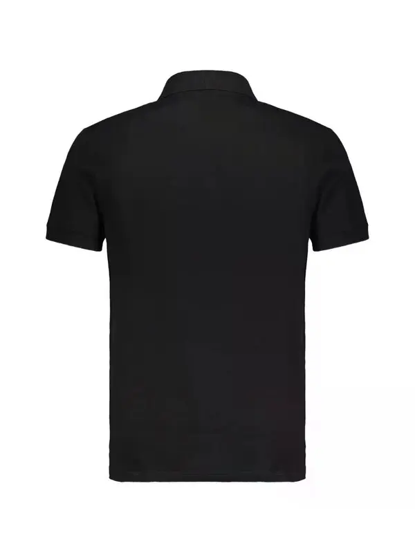 Alexander McQueen Ribbed Cotton Polo Shirt
