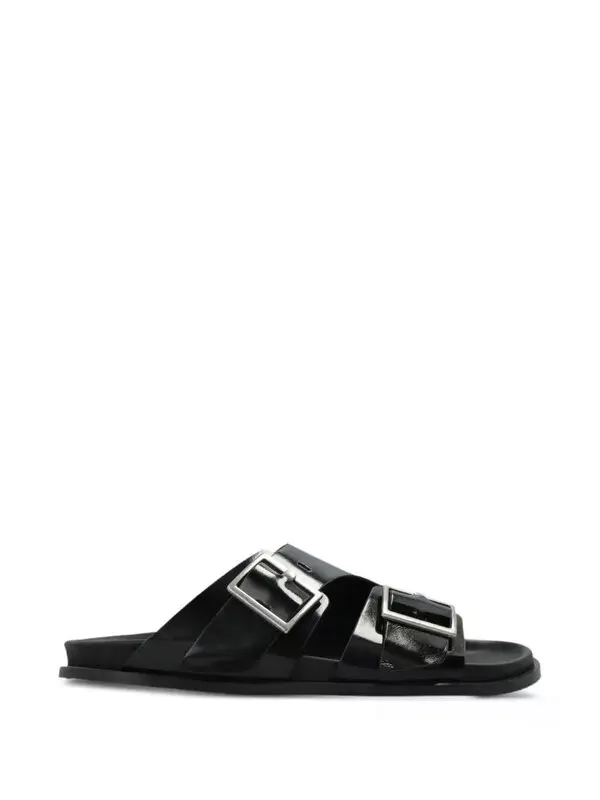 ALOHAS Alba Buckle Sandals - Black