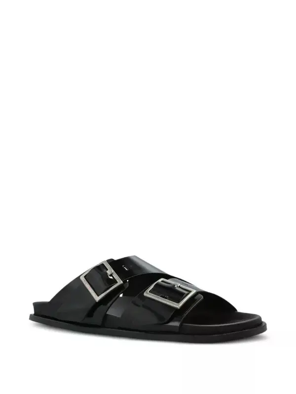 ALOHAS Alba Buckle Sandals - Black