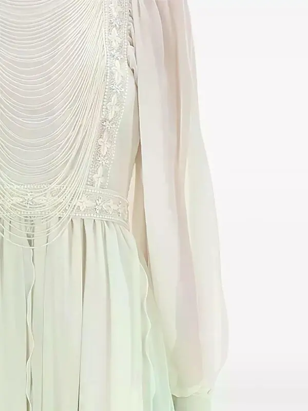 Valentino Garavani Beaded Maxi Dress - White | Editorialist