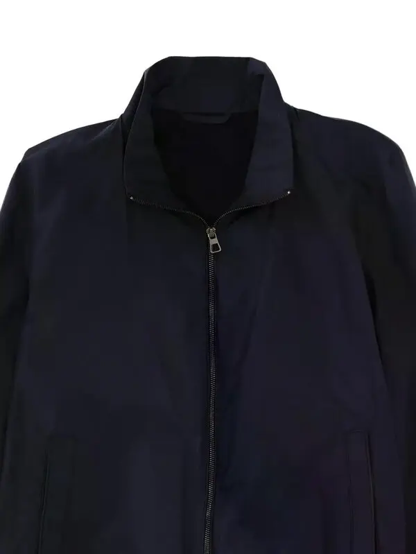 BOSS Zip-up Jacket With Pockets - Blue