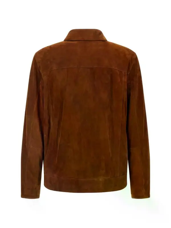 Brioni Suede Jacket - Brown