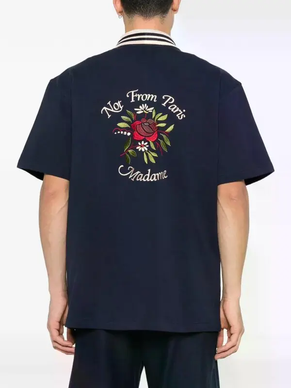 Drole De Monsieur Embroidered Buttoned Shirt