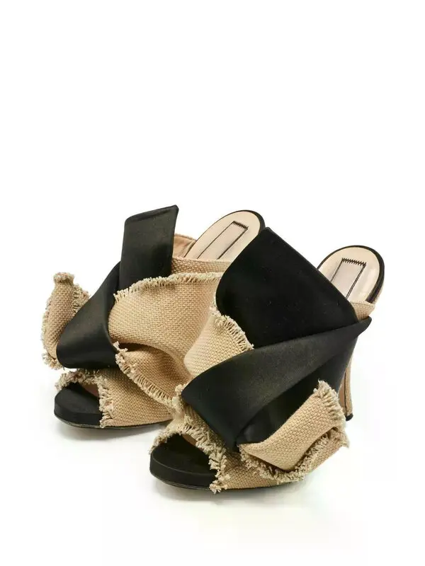 N°21 Peep-toe Knotted Sandals