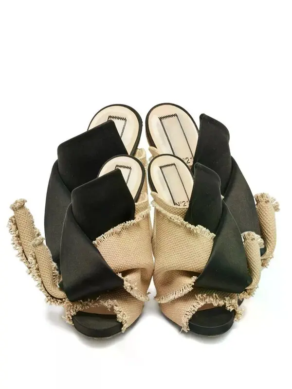 N°21 Peep-toe Knotted Sandals