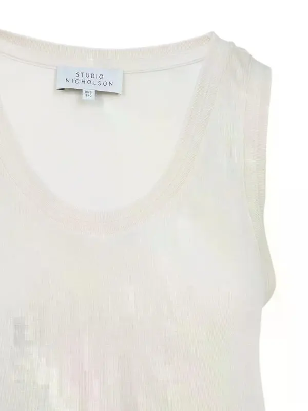 Studio Nicholson Scoop-neck Tank Top