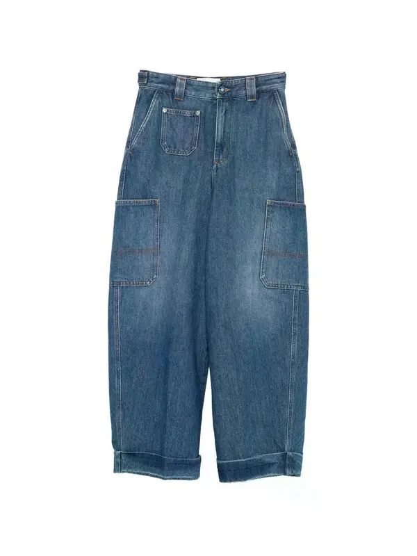 Givenchy Wide Leg Jeans - Blue
