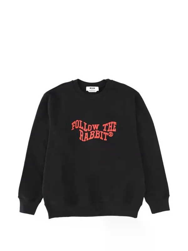 MSGM Printed Cotton Sweatshirt