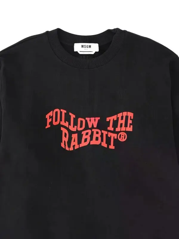 MSGM Printed Cotton Sweatshirt