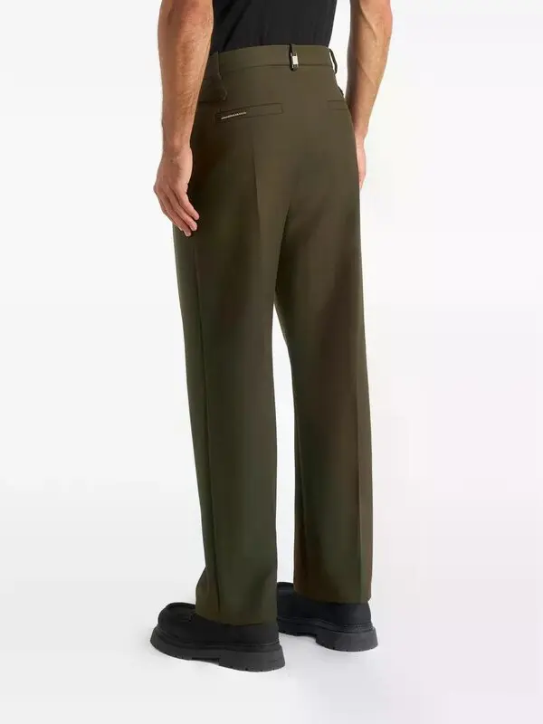 Manière De Voir Pleated Tailored Trousers - Green