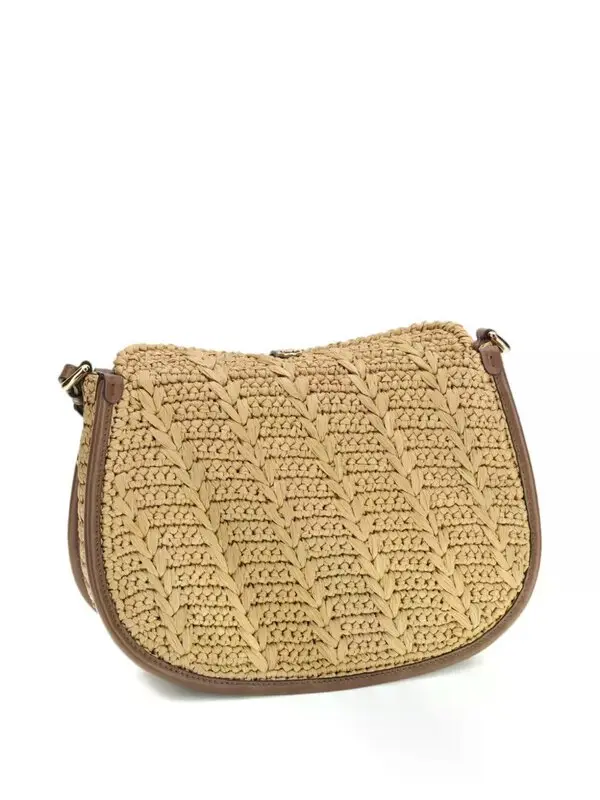 Etro Crochet Buckle Cross Body Bag - Neutrals