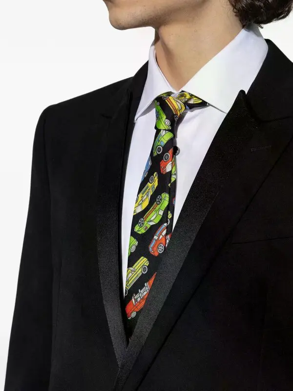 Moschino Printed Standard Neck Tie