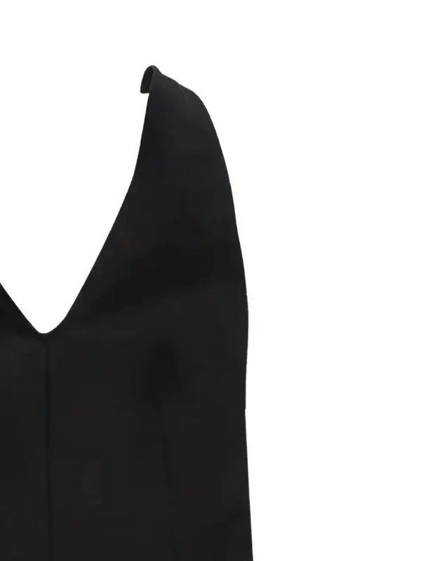 MSGM V-neck Sleeveless Mini Dress