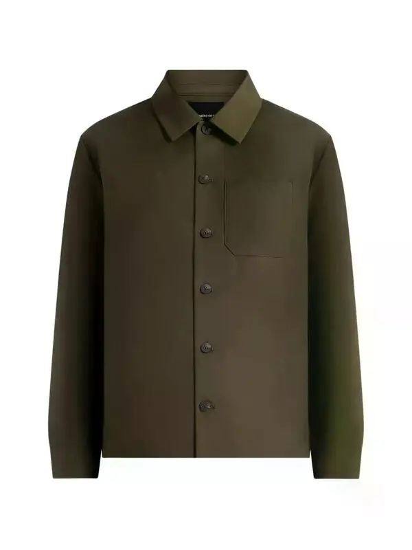 Manière De Voir Valentin Classic Long Sleeve Shirt - Green