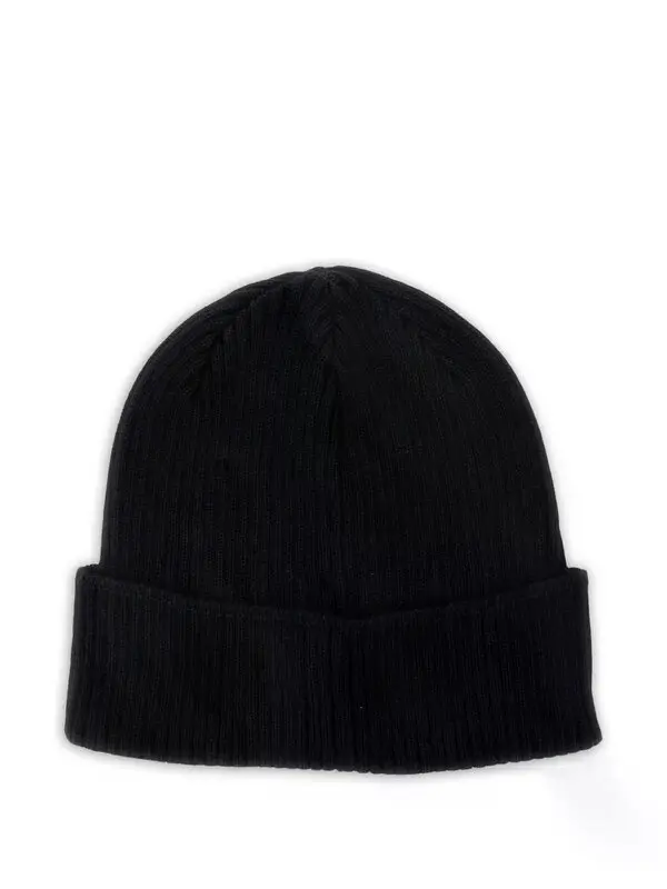C.P. COMPANY Cotton Goggle Beanie - Black