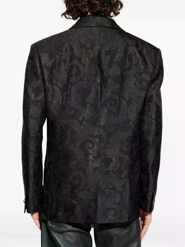 Versace Patterned Button Jacket