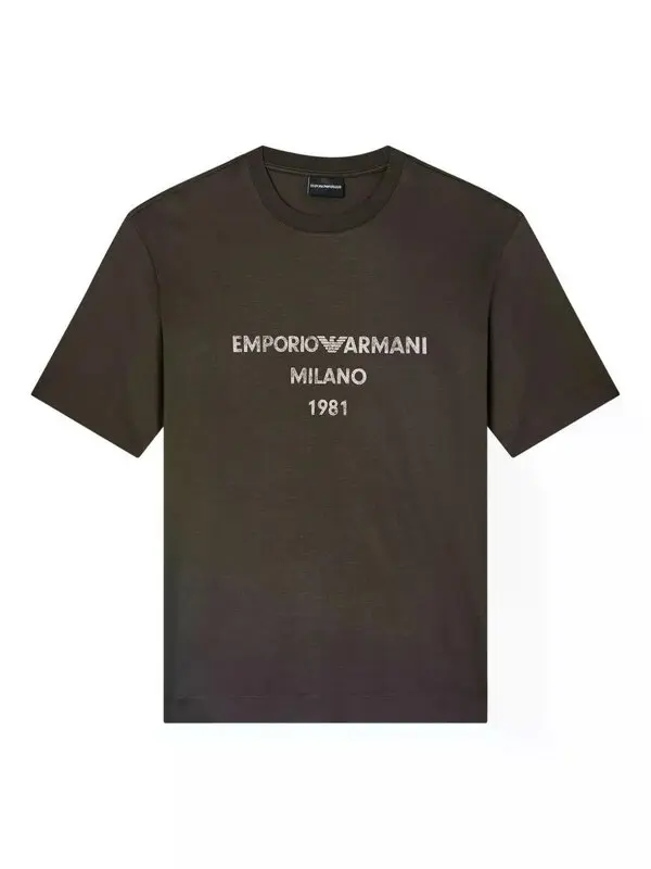 Emporio Armani Logo-print T-shirt - Green