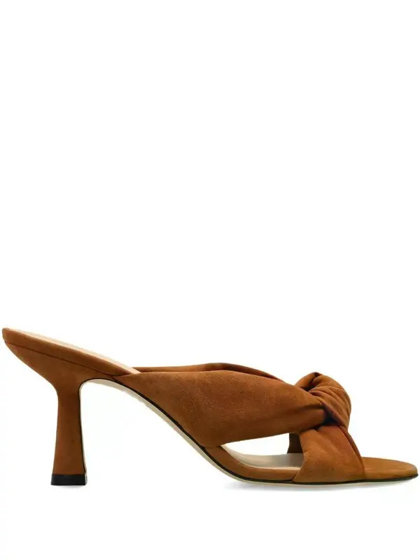 STUART WEITZMAN Soplaya Knot-detail Heeled Sandals