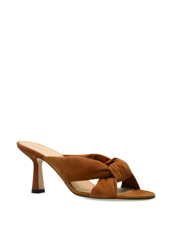 STUART WEITZMAN Soplaya Knot-detail Heeled Sandals