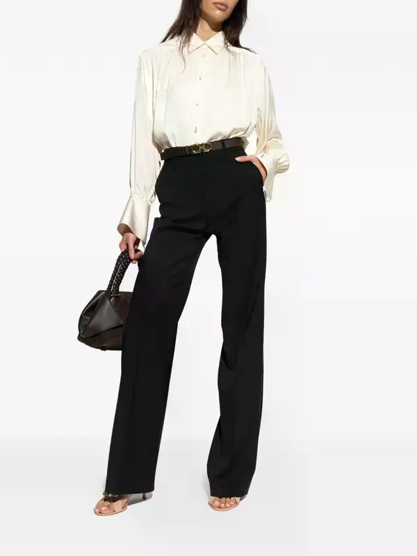 Paul Smith Tie-cuff Button-down Top - Neutrals