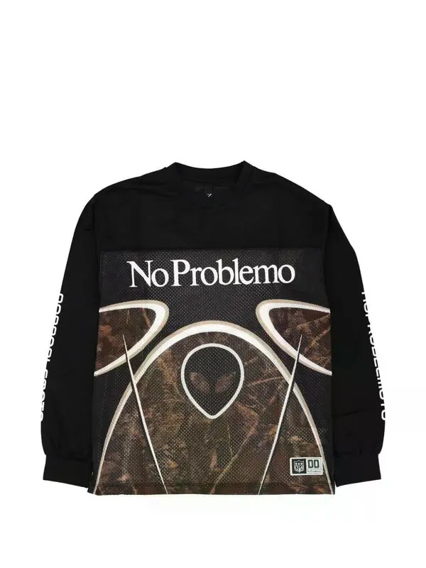 NO PROBLEMO Graphic-print Long-sleeve Sweatshirt
