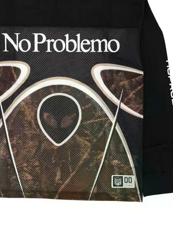 NO PROBLEMO Graphic-print Long-sleeve Sweatshirt