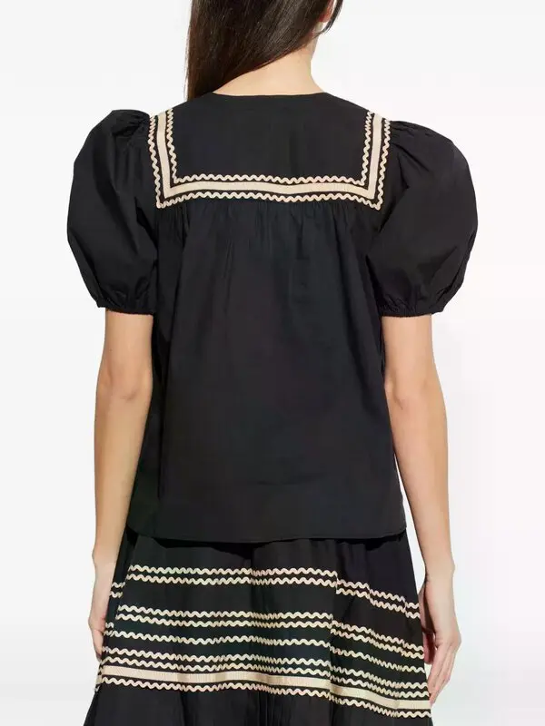 Ulla Johnson Lia Puff-sleeve Top