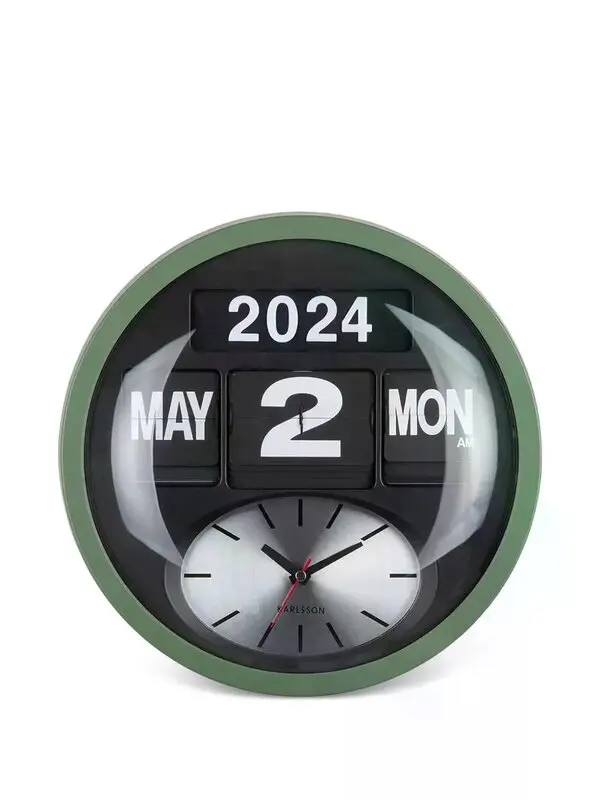 KARLSSON Date-display Wall Clock - Black