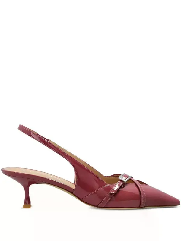 STUART WEITZMAN Georgie Slingback 50 Pumps - Red