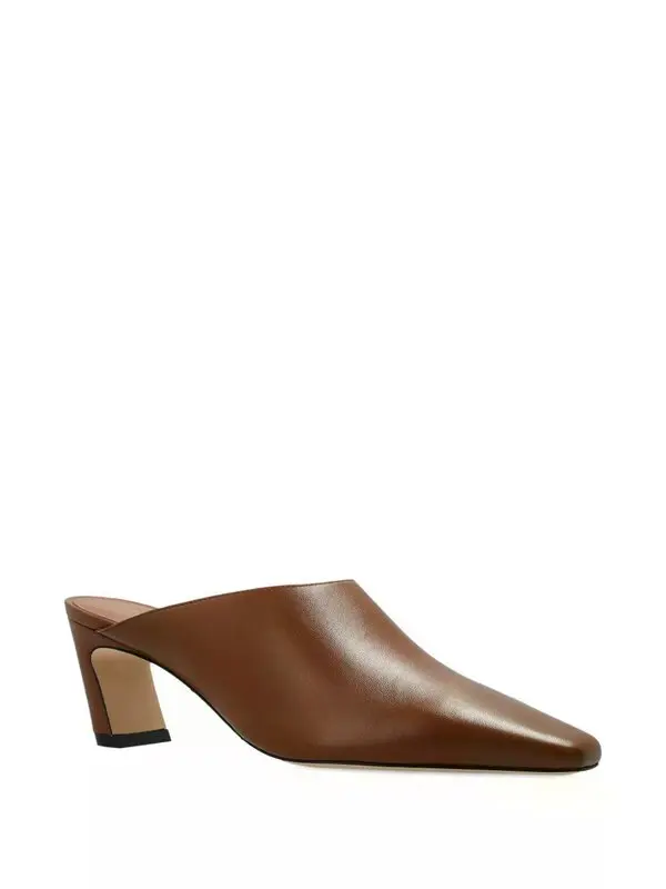 STUART WEITZMAN Stassi Pointed-toe Mules - Brown