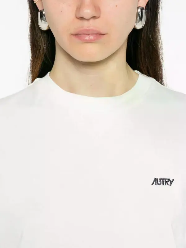 AUTRY Logo-embroidered T-shirt