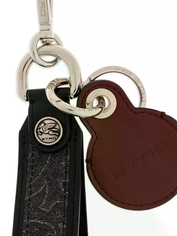 Etro Logo Charm Keyring