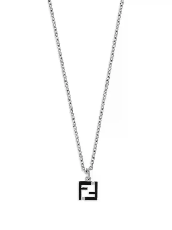 Fendi Ff Pendant Chain Necklace