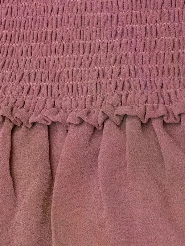 Michael Kors Ruffled Smocked Mini Dress