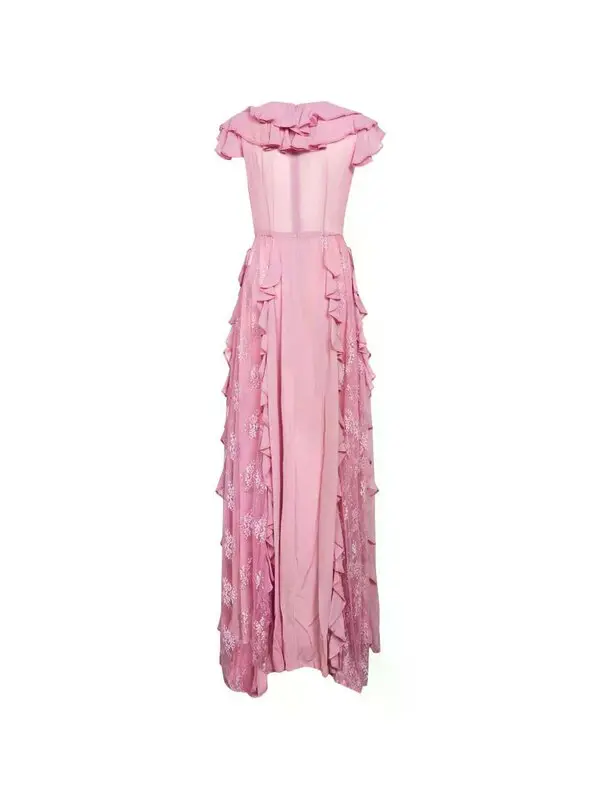 ALINA Ruffled Maxi Dress