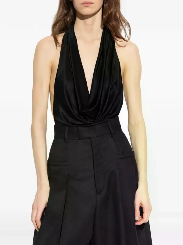 Dsquared2 Halterneck Draped Bodysuit