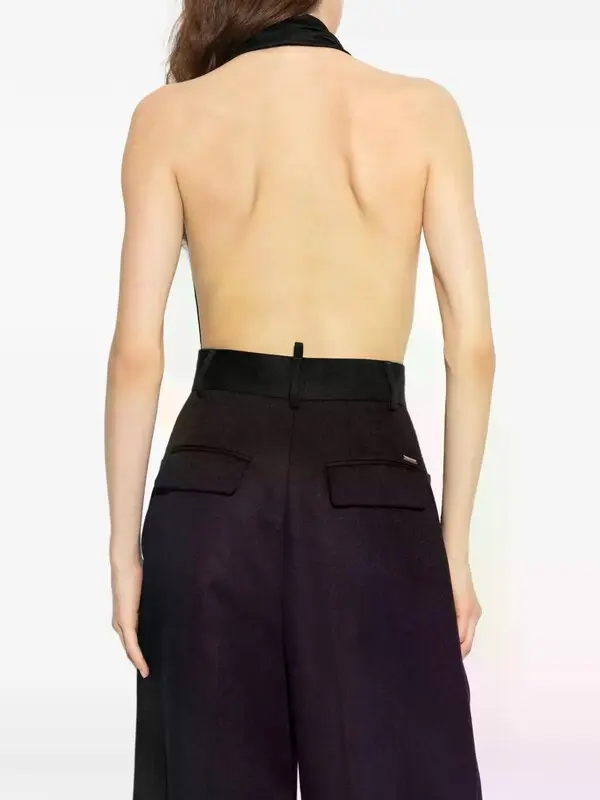 Dsquared2 Halterneck Draped Bodysuit