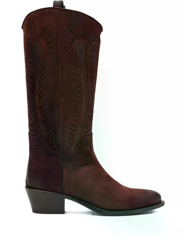 Sartore Suede Cowboy Boots