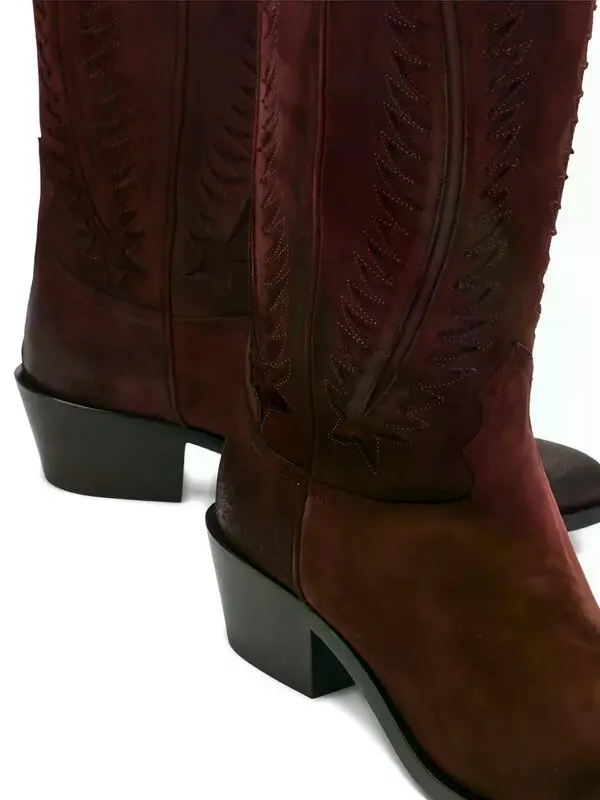 Sartore Suede Cowboy Boots