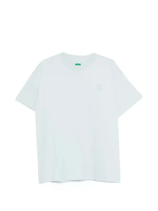 FLANEUR Logo-patch T-shirt - Blue