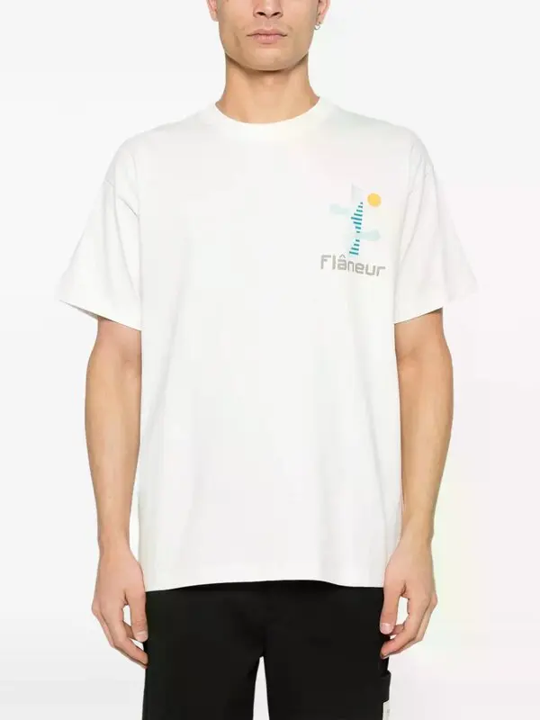 FLANEUR Logo-graphic T-shirt