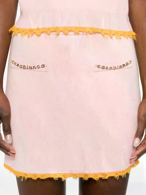 Casablanca Logo-embellished Mini Skirt