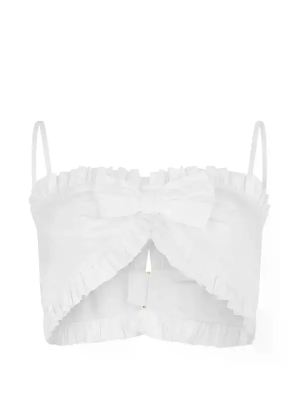 Philosophy Di Lorenzo Serafini Ruffled Bow Top