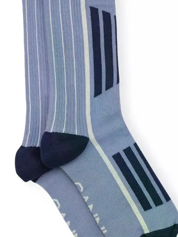 GANNI Striped Socks
