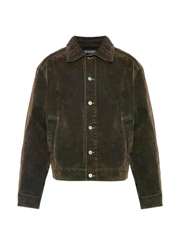 Jacquemus Mirada Button Corduroy Jacket - Brown
