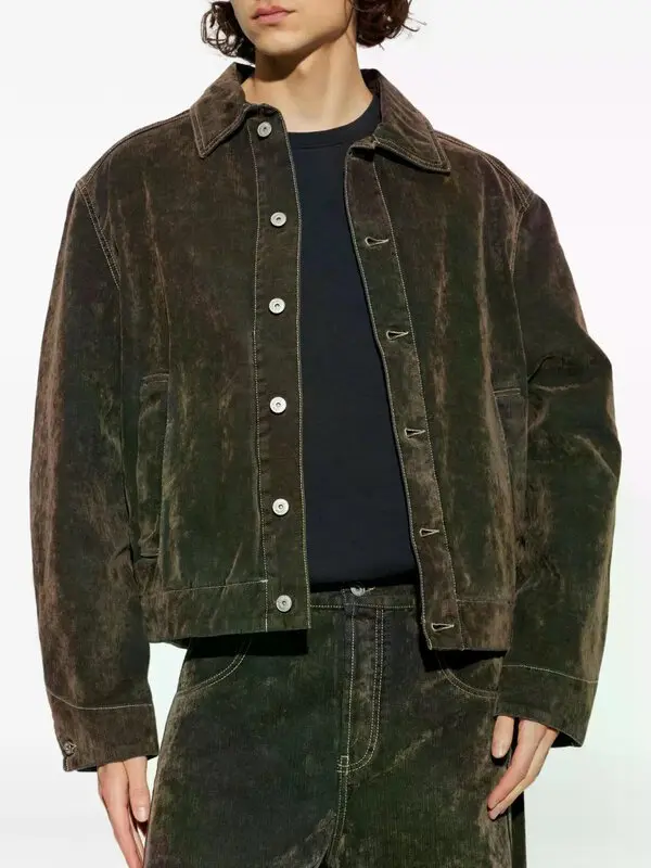 Jacquemus Mirada Button Corduroy Jacket - Brown