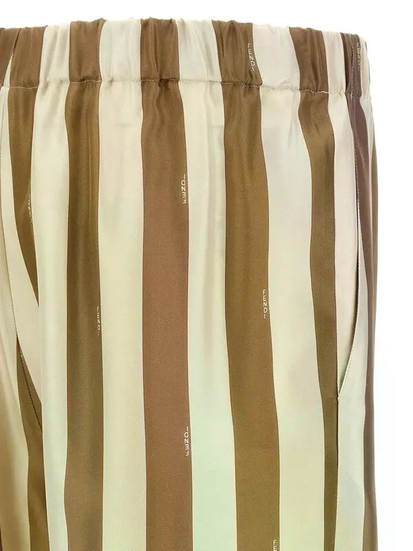Fendi Pequin Stripe Shorts - Brown