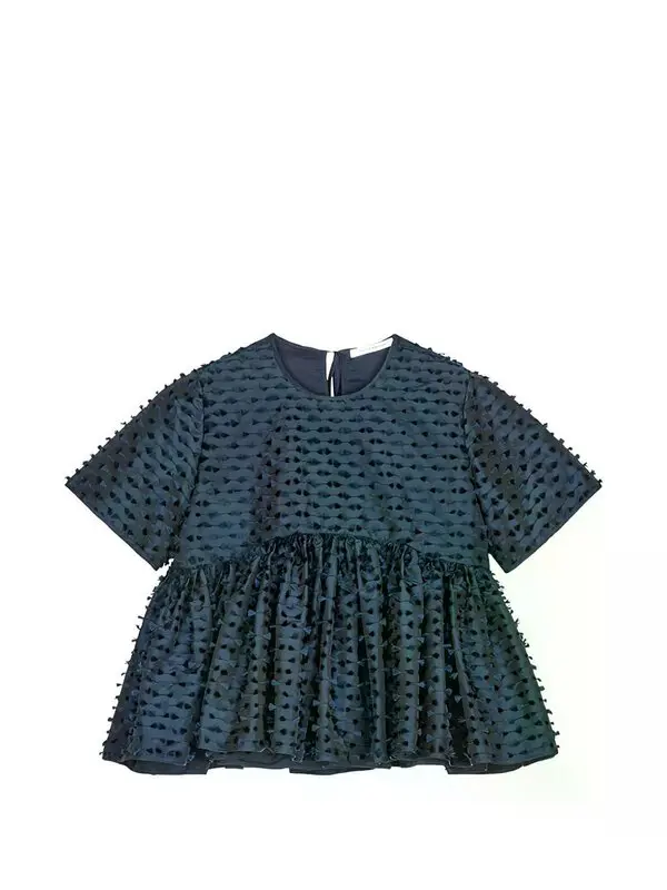 Cecilie Bahnsen Casandra Fil-coupé Blouse