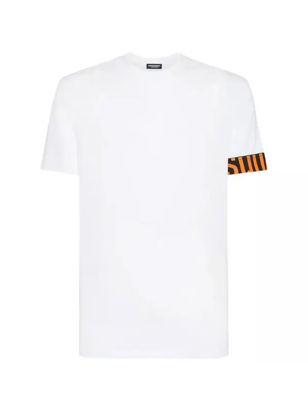 Dsquared2 Striped-sleeve T-shirt