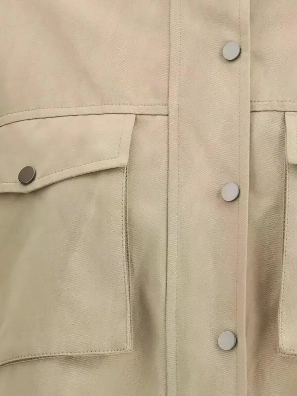 Brunello Cucinelli Pocket Button Jacket - Neutrals